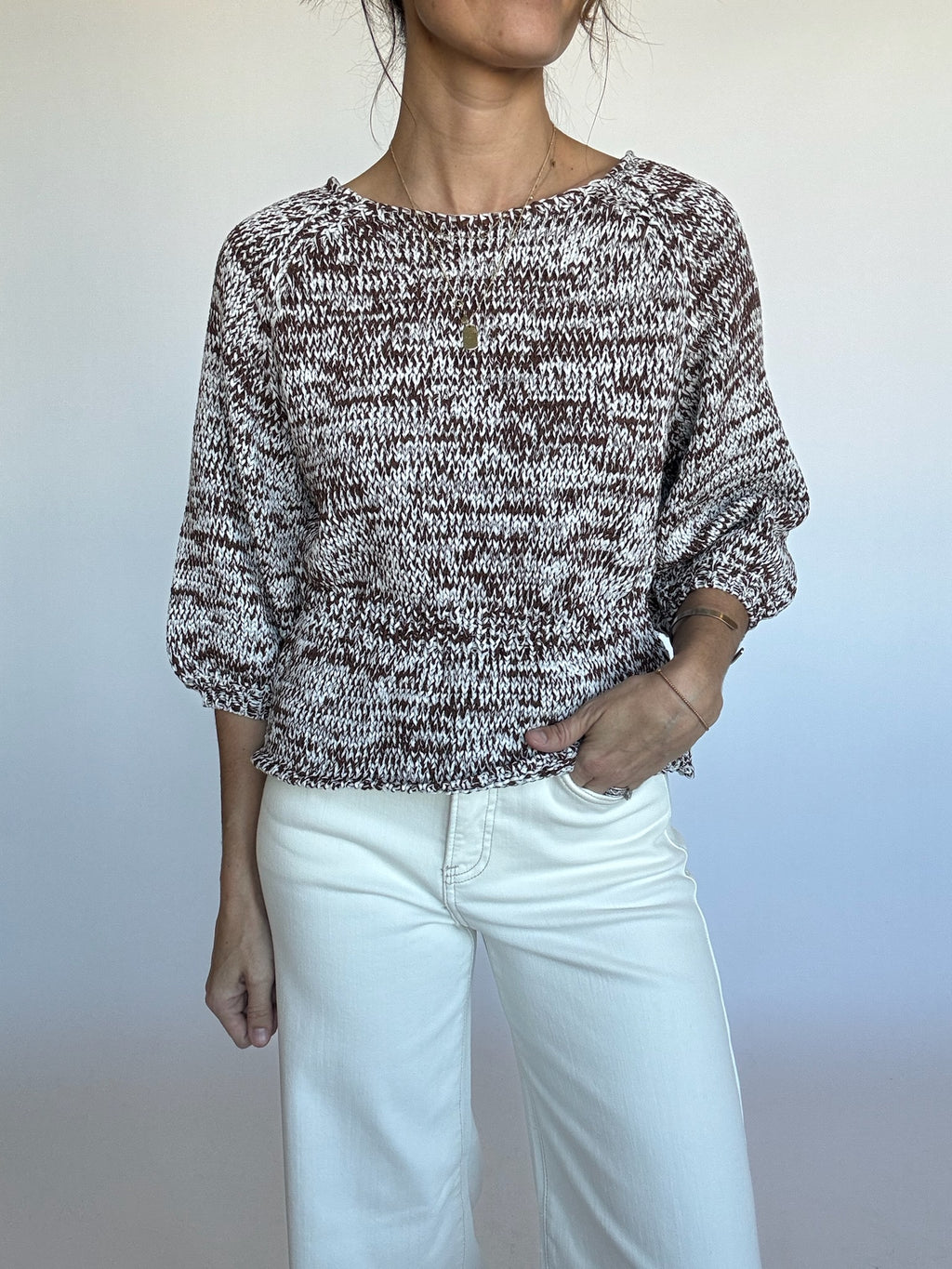 Peplum Sweater Top – Teddy + Rose